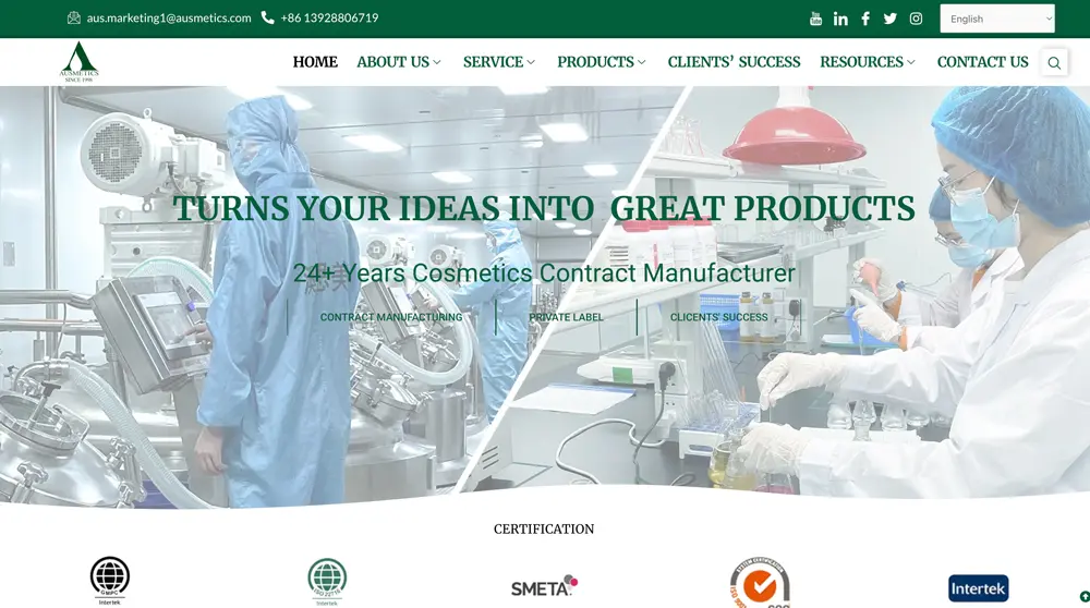 Spotlight on Top 15 OEM Cosmetics Manufacturers